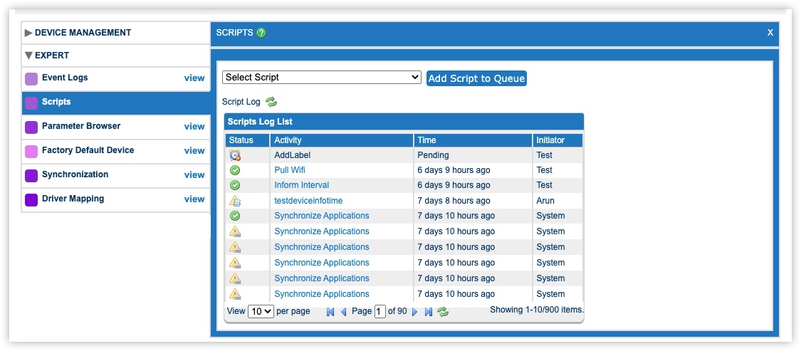 Working With Scripts
