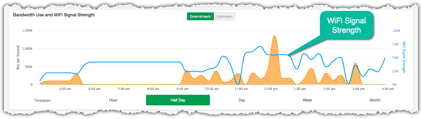 Using The Bandwidth Page